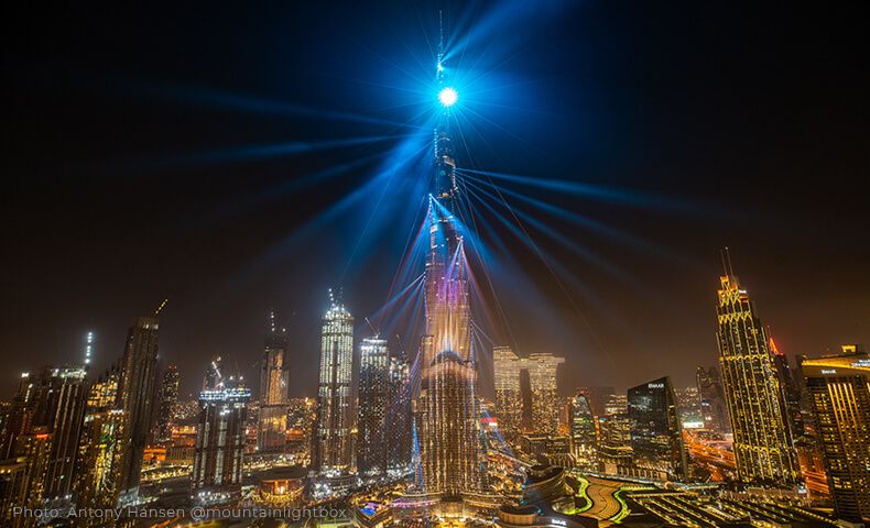 NYE & extension shows at Burj Khalifa - AO Creative